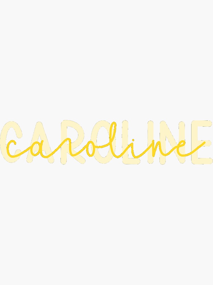 "Preppy Caroline" Sticker for Sale by mykindapreppy | Redbubble