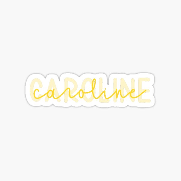 "Preppy Caroline" Sticker for Sale by mykindapreppy | Redbubble