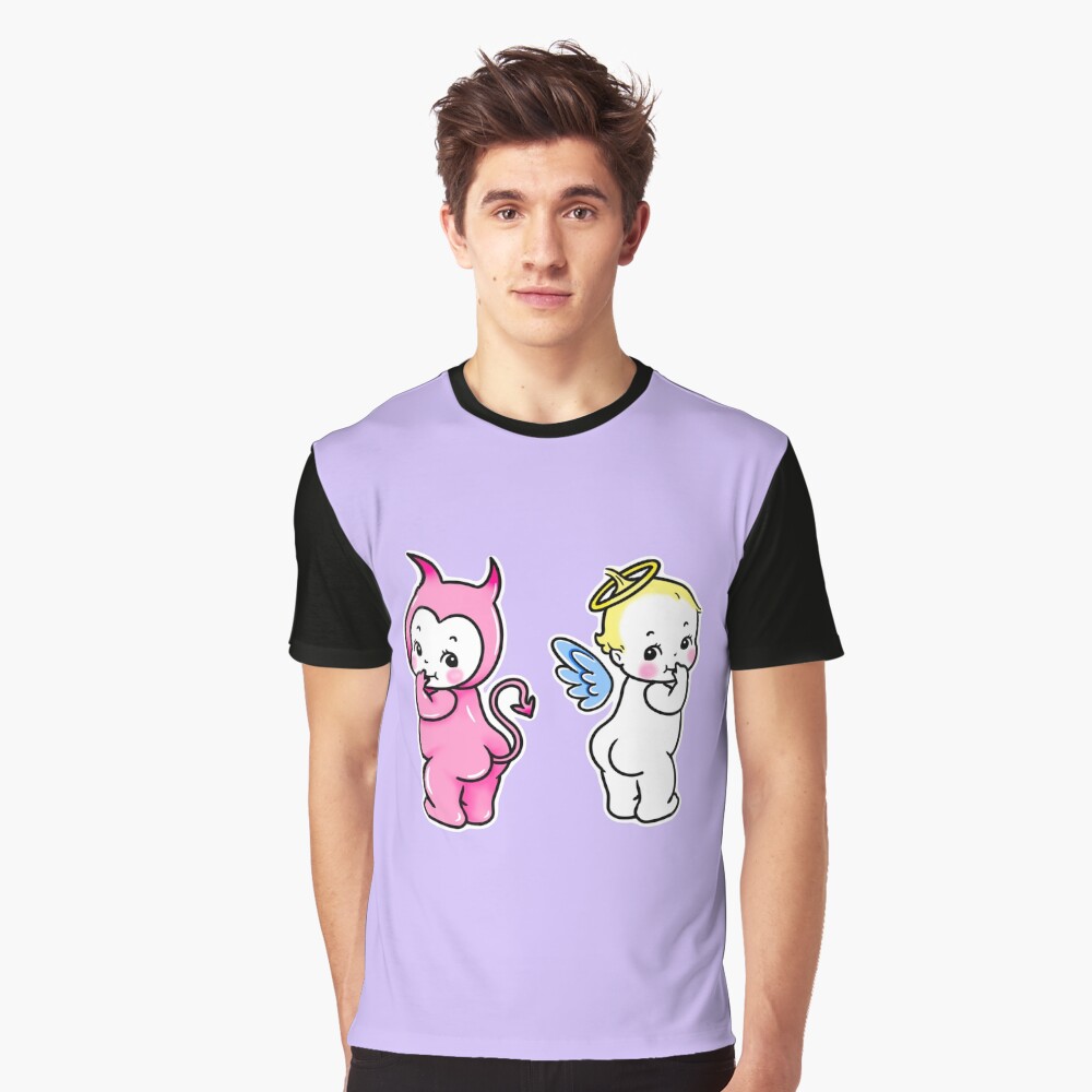 "Devil & Angel Baby" Sticker for Sale by RoyalPantiez | Redbubble