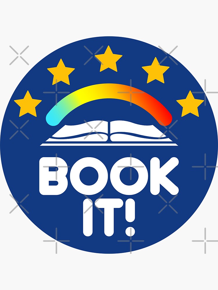 "pizza hut book it" Sticker for Sale by Zakzouk-store | Redbubble