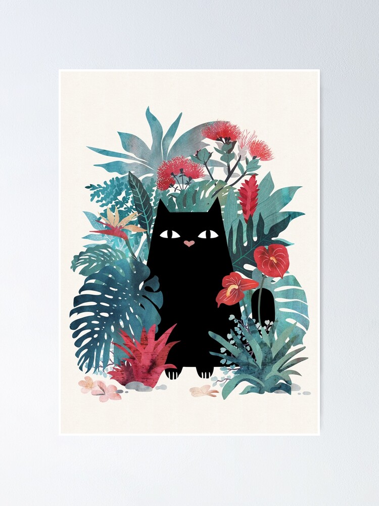 "Popoki" Poster for Sale by littleclyde | Redbubble