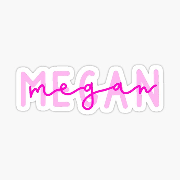 "Preppy megan" Sticker for Sale by mykindapreppy | Redbubble