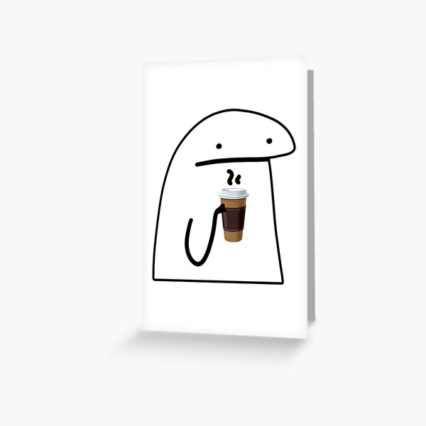 "Flork - Give me a coffee" Greeting Card for Sale by b1b1andrade ...
