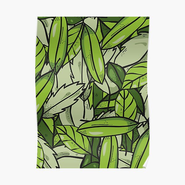 "Leaf Foliage" Poster for Sale by DJSK | Redbubble