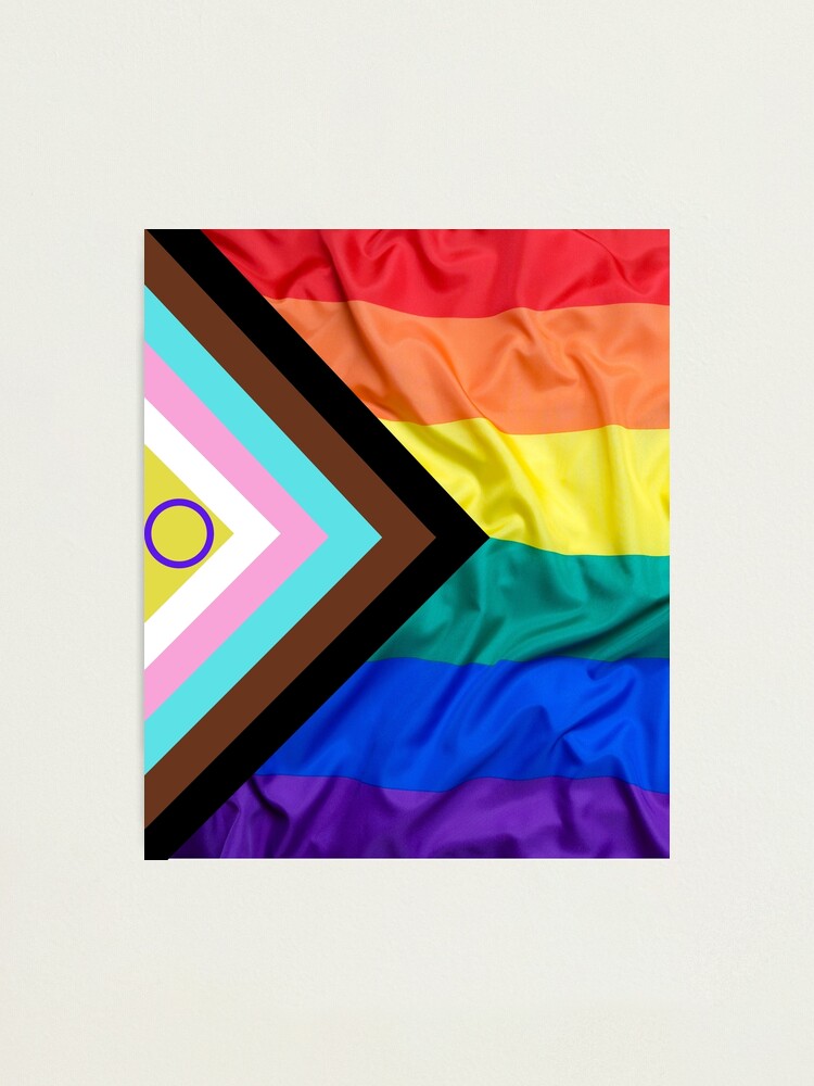 "PROGRESS PRIDE FLAG LGBT INTERSEX NEW PRIDE FLAG RAINBOW EQUALITY ...