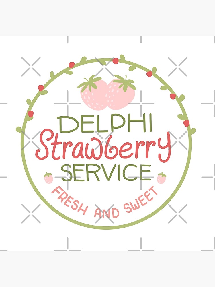 "Delphi strawberry service" Poster for Sale by Mac-and-noodles | Redbubble