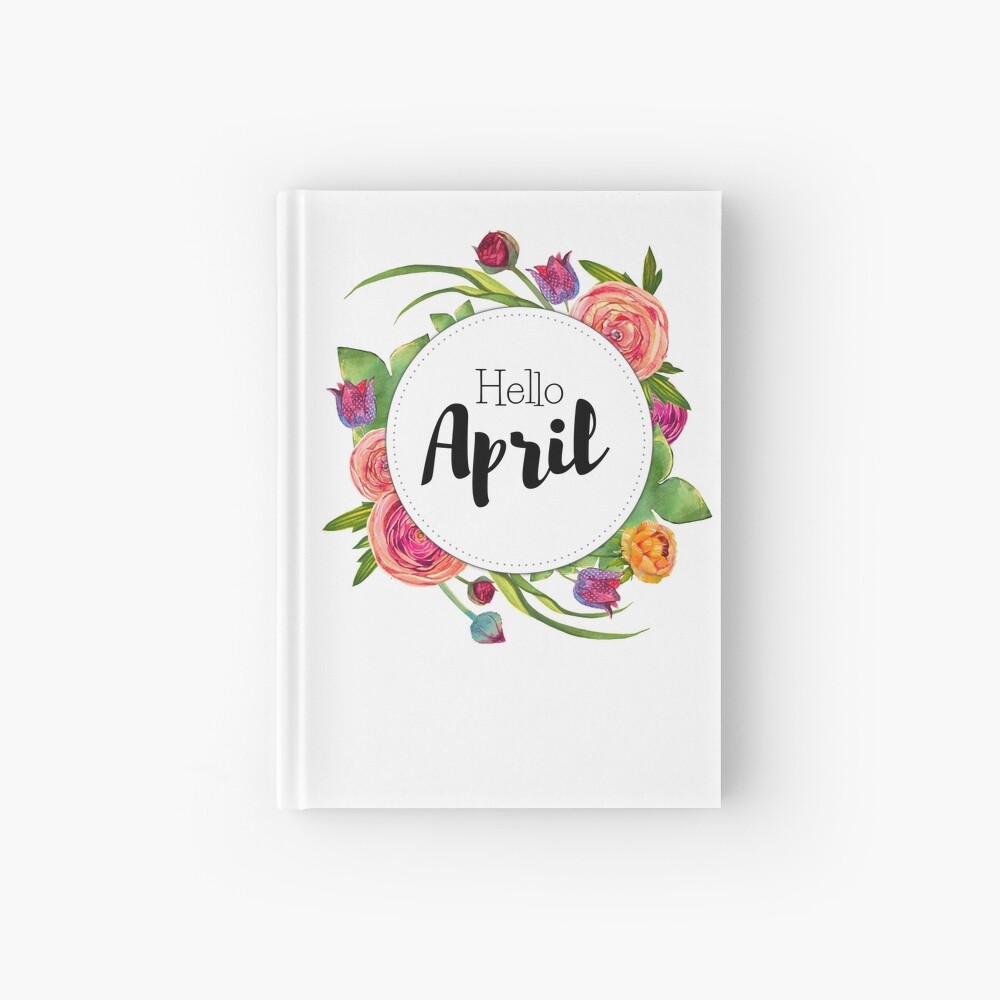 "Hello April - monthly cover for bullet journal, diary, planner ...