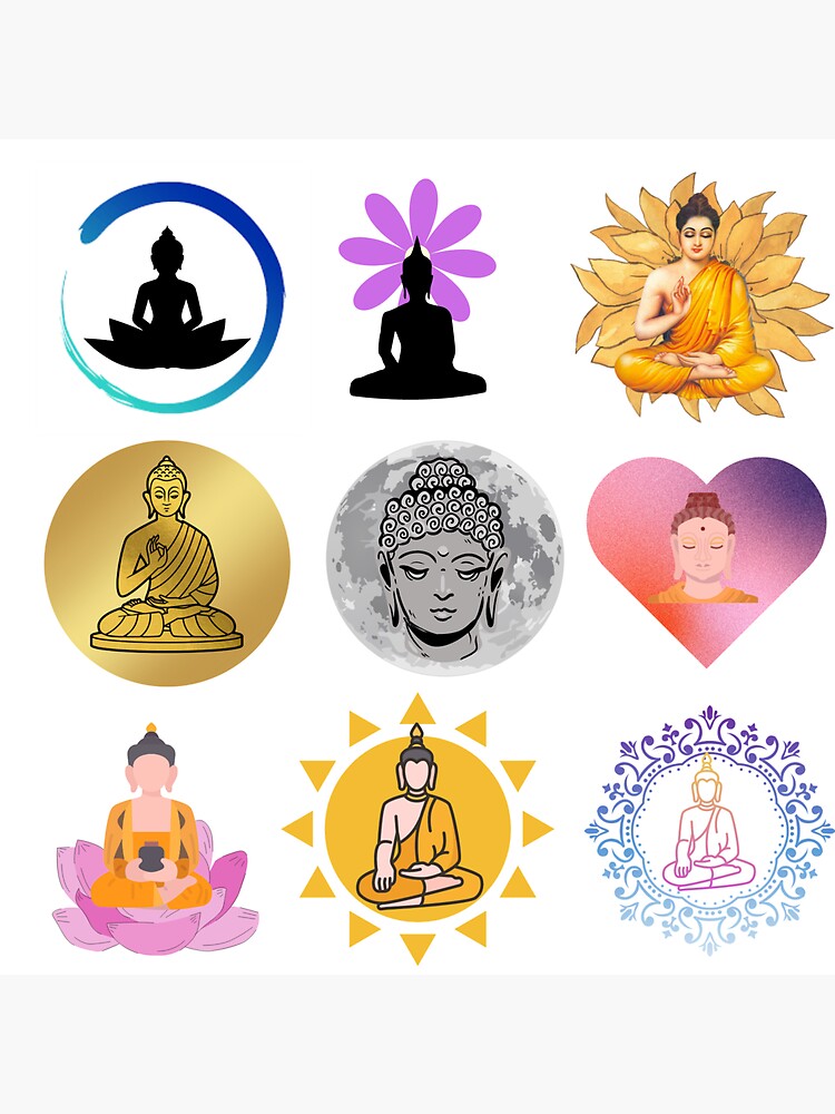 "Buddha - Zen" Sticker for Sale by tattwamasi3 | Redbubble