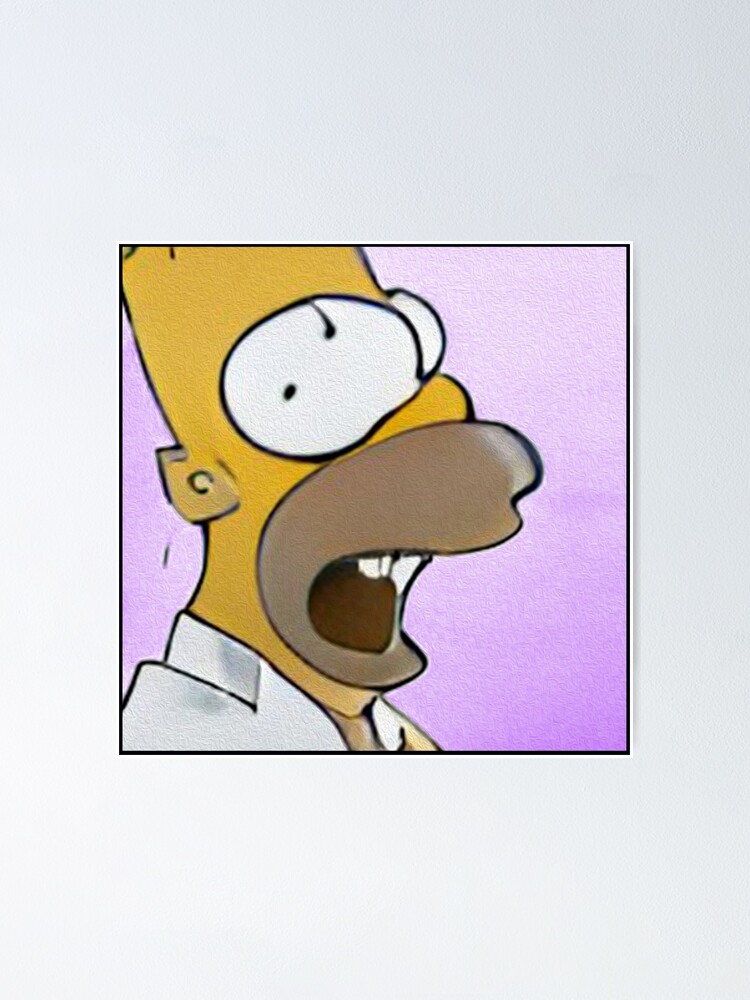 "AI - Homer" Poster for Sale by AI-Shirts | Redbubble