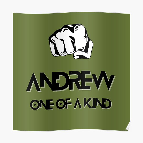 "Andrew Name One of a Kind Birthday Anniversary, Appreciation Gift ...
