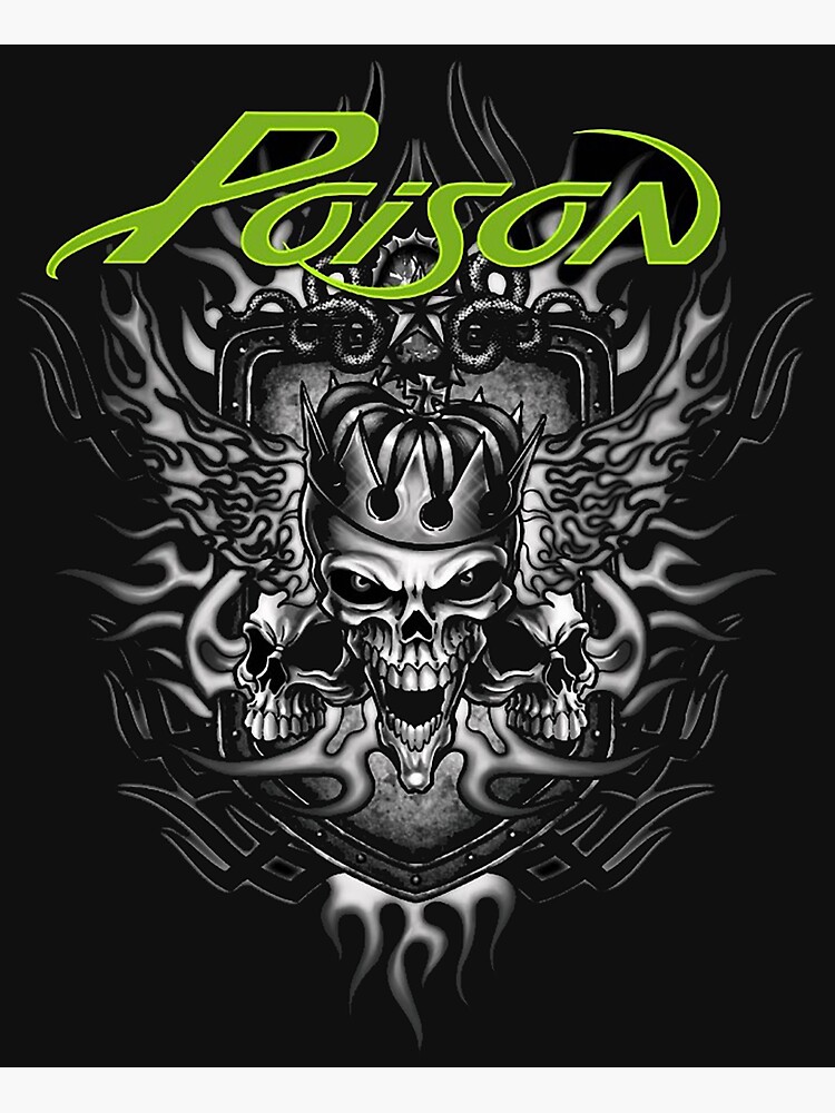 "poison band" Sticker for Sale by qhindmore1u | Redbubble