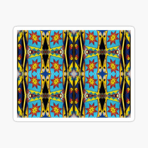 "Traditional Pow Wow Design" Sticker for Sale by Blue Cloud | Redbubble