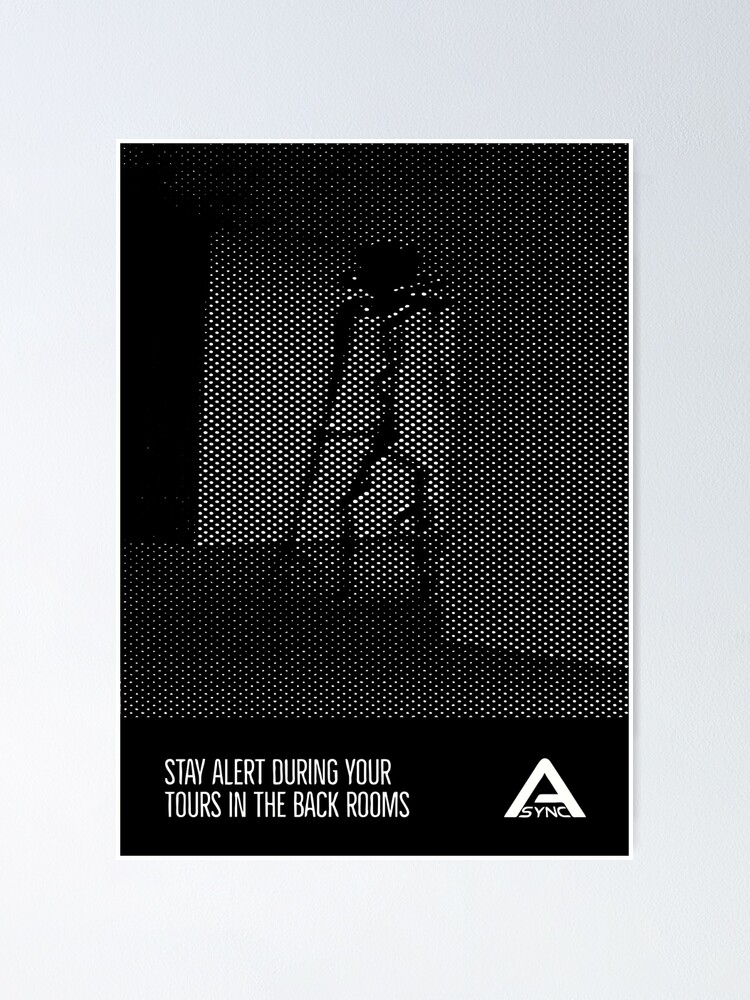 "Backrooms - Bacteria ASync Warning Poster HD" Poster by Raildur ...