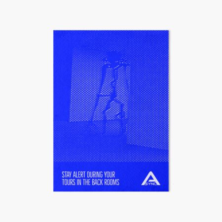 "Backrooms - Bacteria ASync Warning Poster HD" Art Board Print for Sale ...