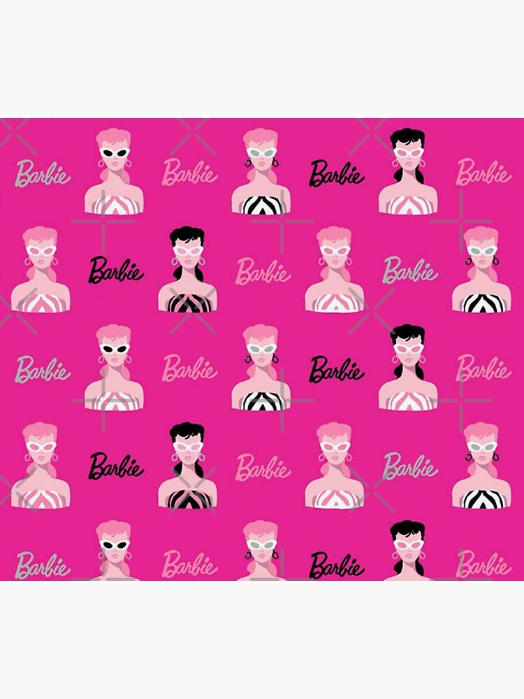 "Barbie Collage - Pink Background" Sticker for Sale by artwala74 ...