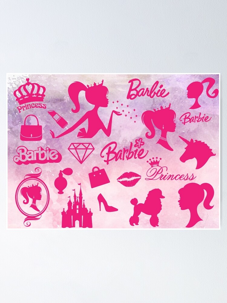 "Barbie Collage" Poster for Sale by artwala74 | Redbubble