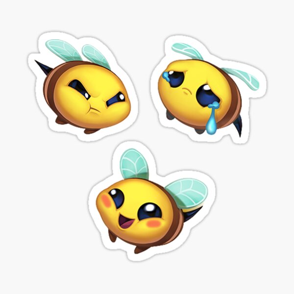 "Bee Emote Pack " Sticker for Sale by StefanieAnder | Redbubble