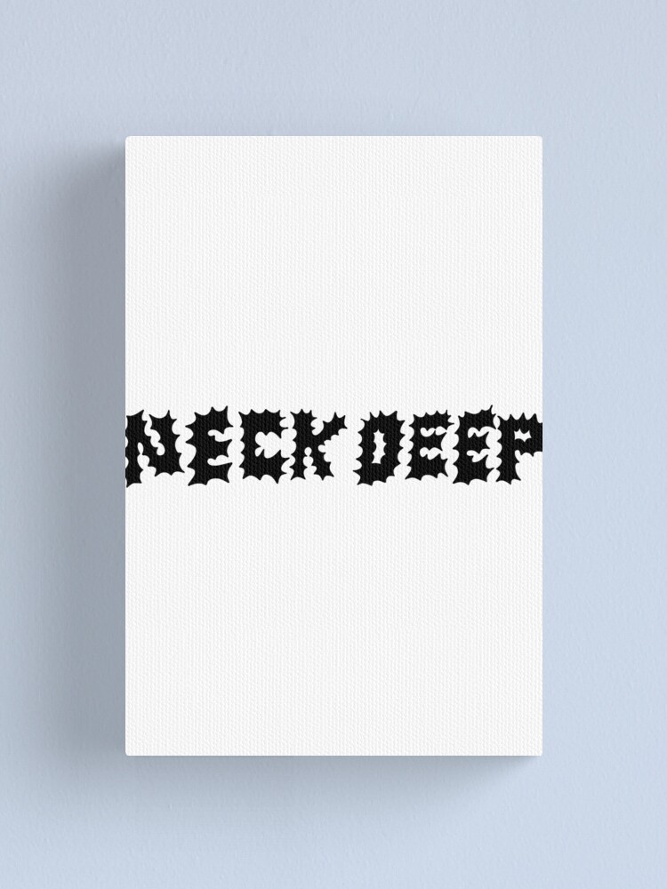 "Neck Deep Merch Neck Deep Logo" Canvas Print for Sale by SamibShop ...