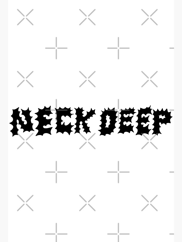 "Neck Deep Merch Neck Deep Logo" Art Print for Sale by SamibShop ...
