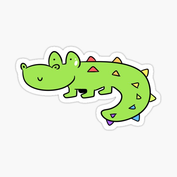 "Ally Gator the Gator that's an Ally" Sticker for Sale by Clefabilly ...