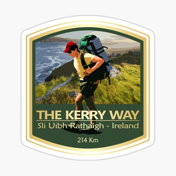 "The Kerry Way (PF)" Sticker for Sale by curranmorgan | Redbubble