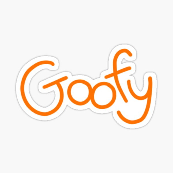 "Goofy autograph" Sticker for Sale by SophiaKno | Redbubble