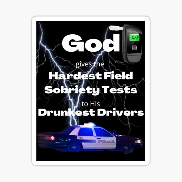 "God's Drunkest Drivers" Sticker for Sale by ThisGoesHard | Redbubble