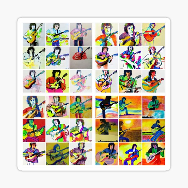 "The Psychedelic Magnificence of Donovan" Sticker for Sale by MoMoJaJa ...