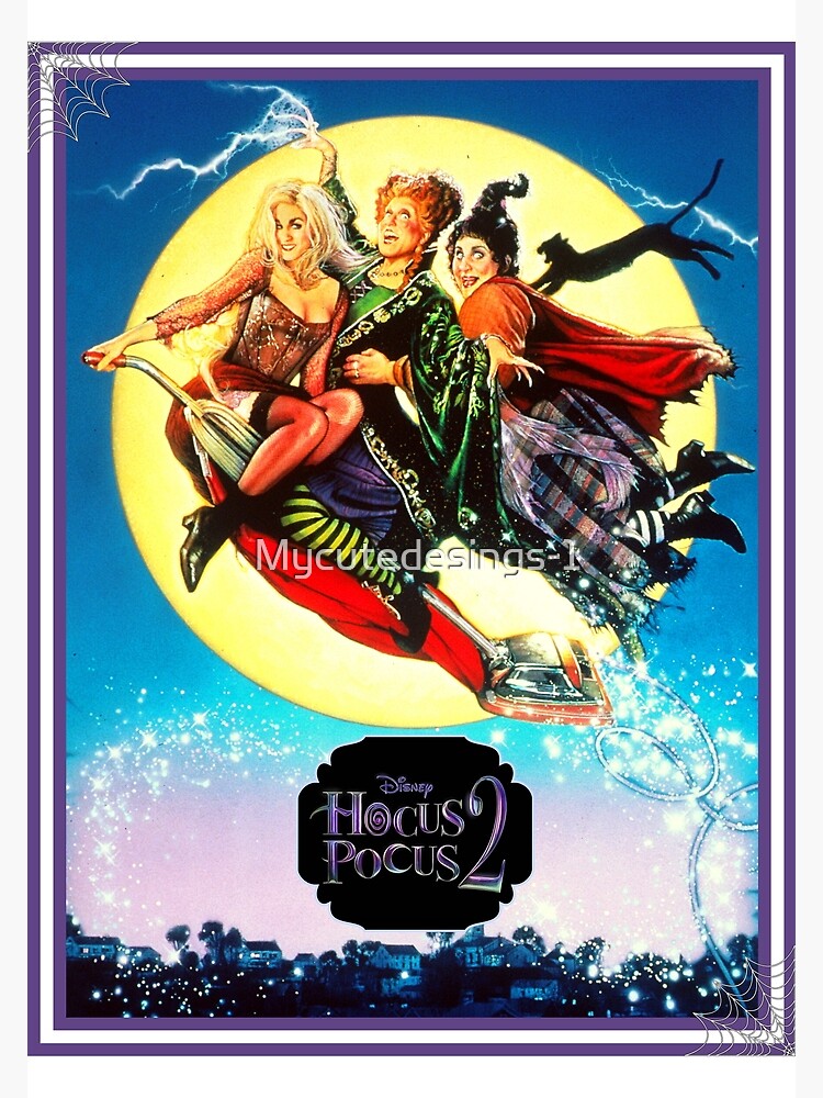 "Hocus pocus Poster with purple frame, 2, The sanderson sisters Poster ...