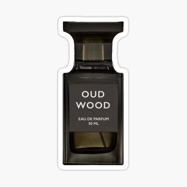 "Oud Wood Perfume Bottle" Sticker for Sale by zaykovadesigns | Redbubble