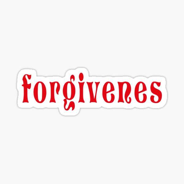 "forgivenes , only god can forgive" Sticker for Sale by ayoubbkm ...