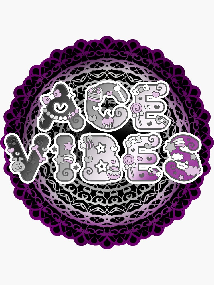 "~Ace Vibes~ | LGBTQ+ Vibes Set" Sticker for Sale by Prideful-Cat ...