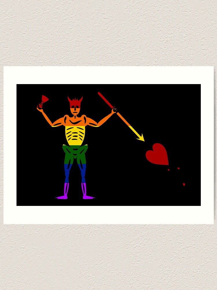 "Blackbeard Pride Flag" Art Print for Sale by Local-Cryptid | Redbubble