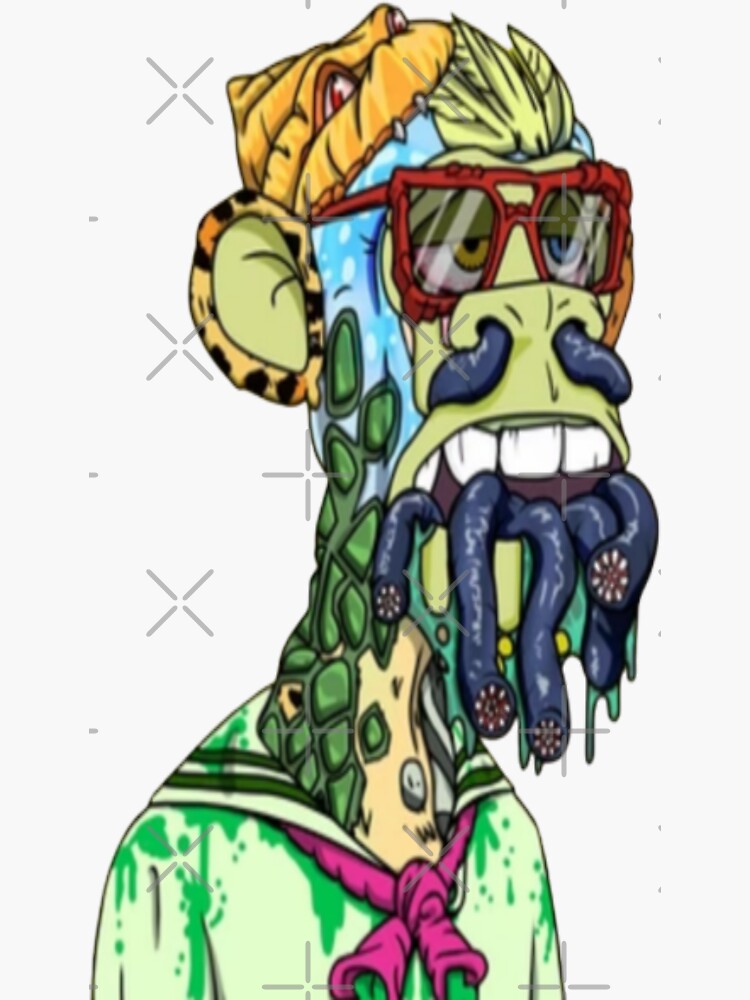 "Cut Monkey Memes funny lover " Sticker for Sale by DogssLove | Redbubble