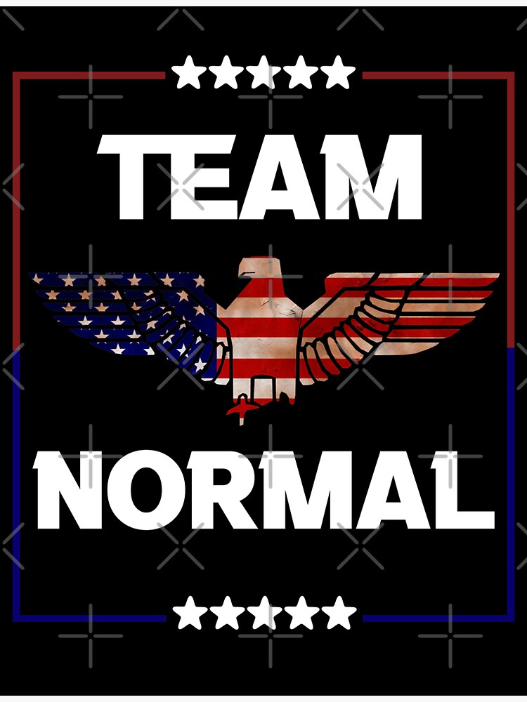 "Team Normal" Sticker for Sale by MrJArts | Redbubble
