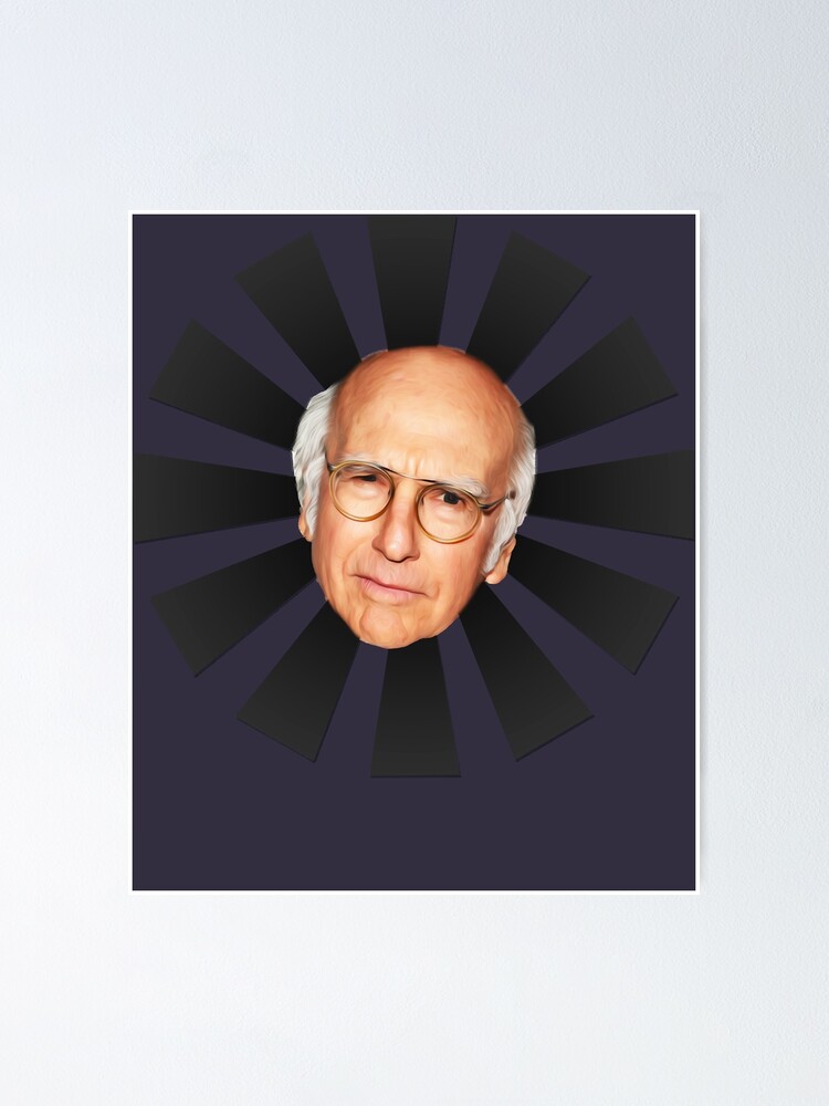 "Mens My Favorite Sitcom Larry David" Poster for Sale by GunterSchutz ...