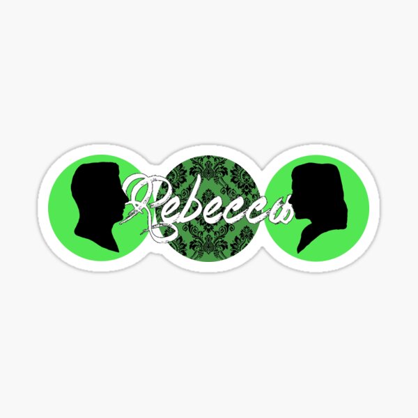 "Rebecca (logo)" Sticker for Sale by syriana94 | Redbubble