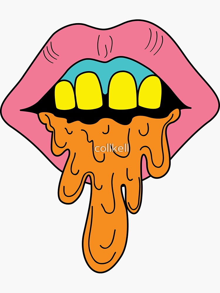 "Ooze" Sticker for Sale by collkell | Redbubble
