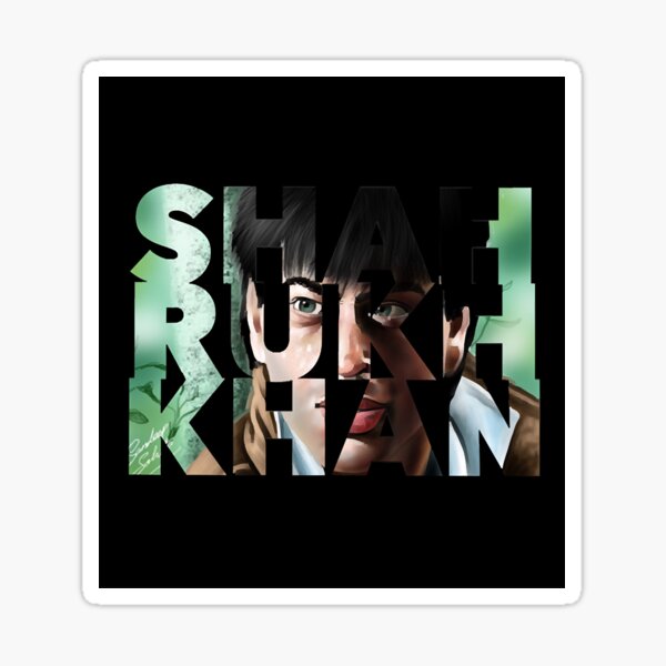 "Shahrukh Khan " Sticker for Sale by LeahMurra14644 | Redbubble