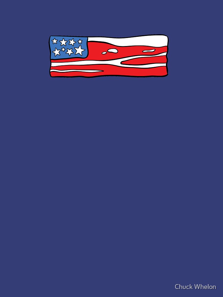 "Bacon Flag" T-shirt for Sale by MrChuckles | Redbubble | bacon flag t ...