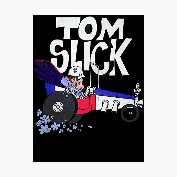 Lámina fotográfica «Homenaje a Jay Ward Caricaturas Tom Slick en el ...