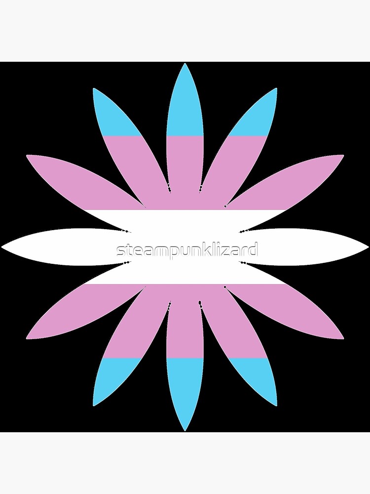 "Transgender Flower" Poster by steampunklizard | Redbubble