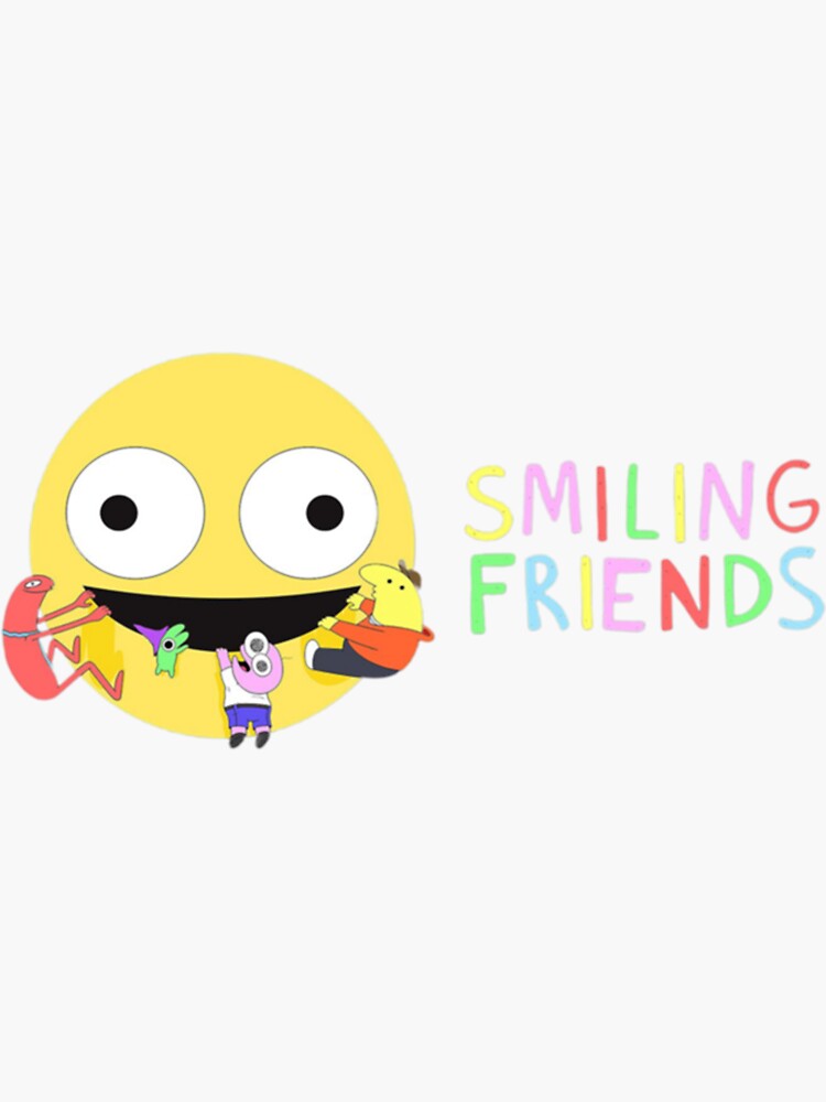 "Gleb Smiling Friends" Sticker for Sale by KyrosClosetss | Redbubble