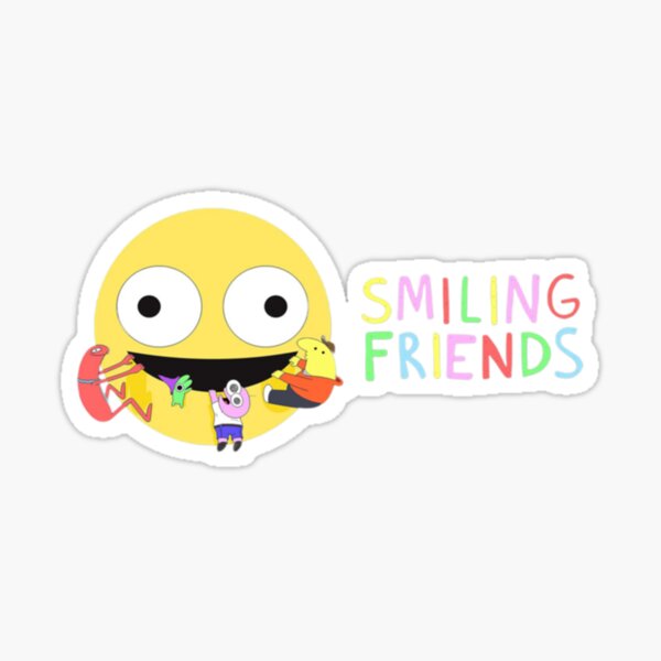 "Gleb Smiling Friends" Sticker for Sale by KyrosClosetss | Redbubble