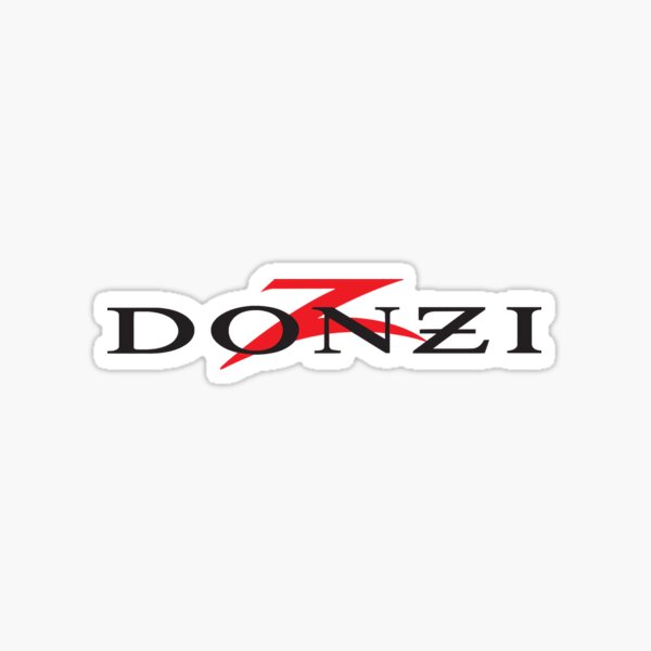 "Donzi Marine Boats Powerboats Logo" Sticker for Sale by BessieDobson ...
