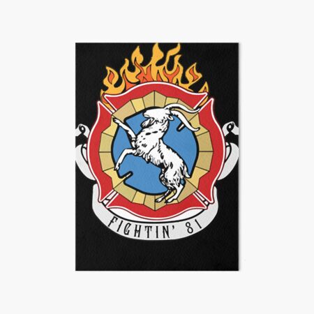 "CHICAGO FIRE - TRUCK 81 - LOGO" Art Board Print for Sale by ...
