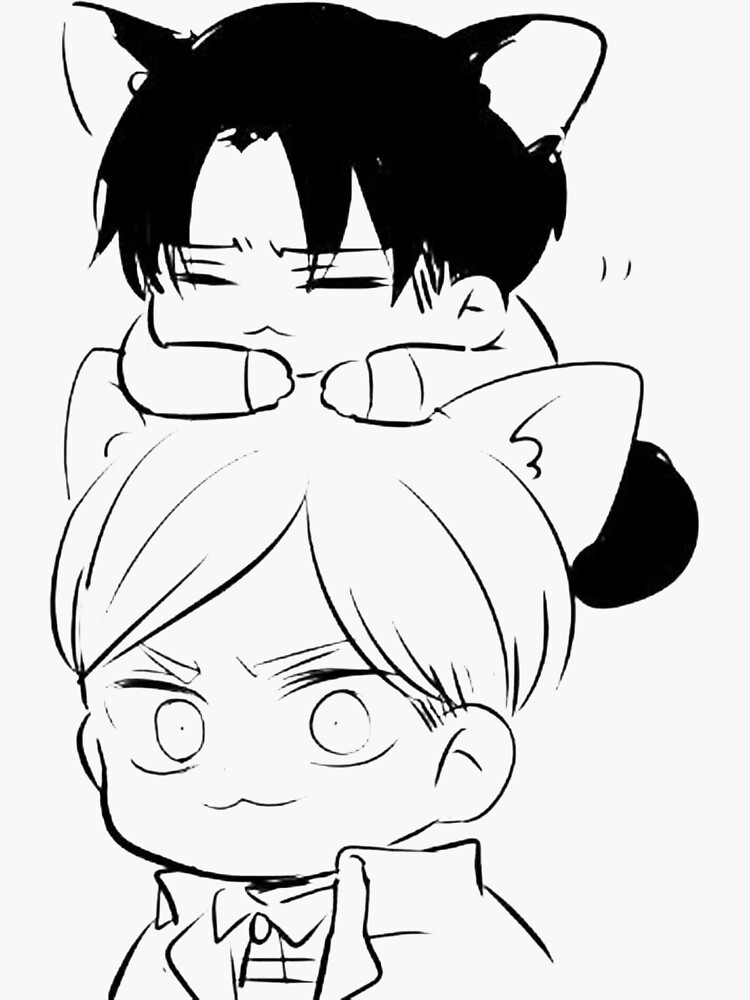 "Eruri " Sticker for Sale by Sarah971 | Redbubble