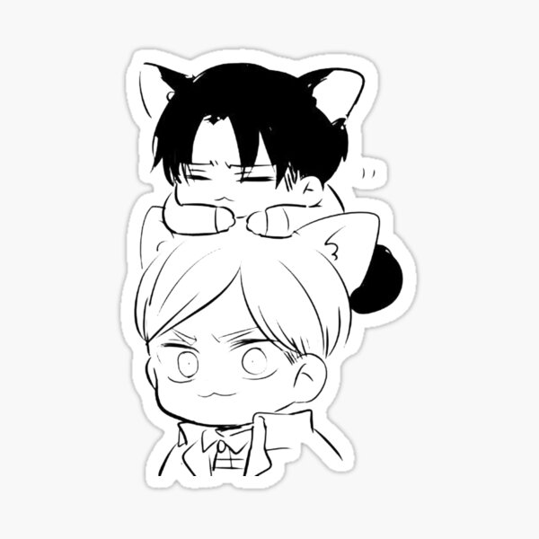 "Eruri " Sticker for Sale by Sarah971 | Redbubble