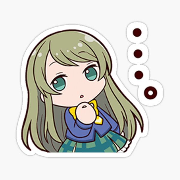 "LINE Sticker 2 (Kurumi)" Sticker for Sale by kiereiko | Redbubble