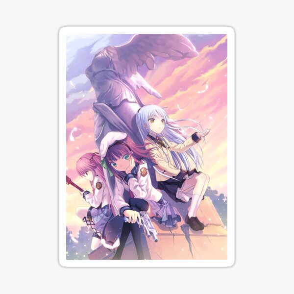 "Yuri Nakamura Angel Beats Artwork For Wibu" Sticker for Sale by ...